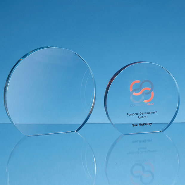 Glass Engraved Crystal Blocks from Teesdale Glass Engravers