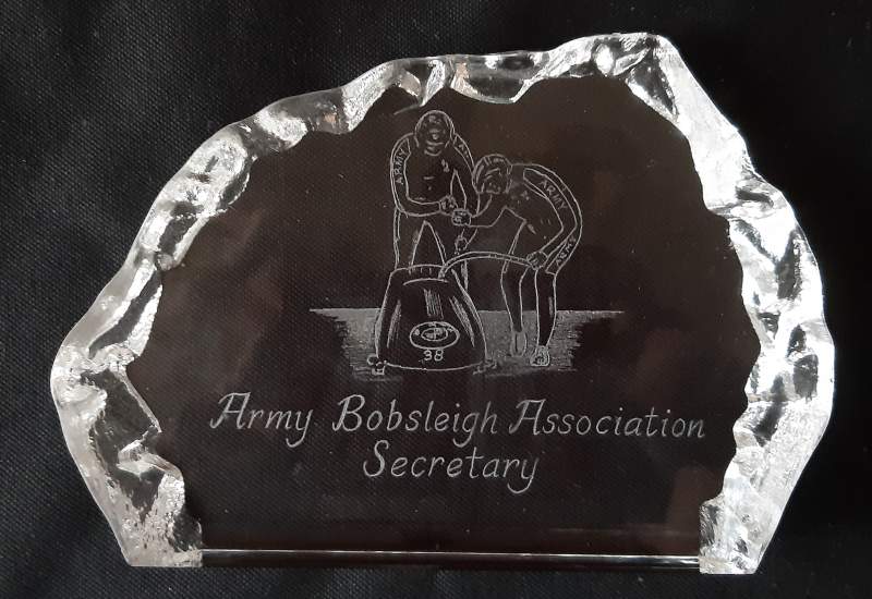 Glass Engraved Crystal Blocks from Teesdale Glass Engravers